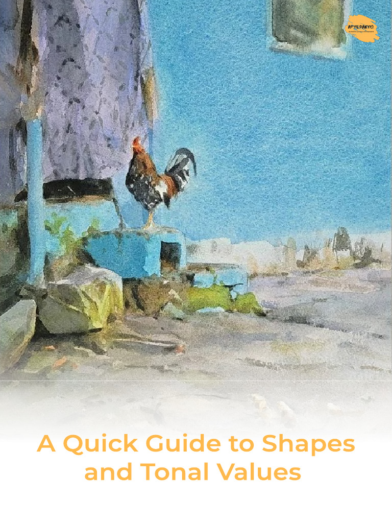 A Quick Guide To Shapes and Tonal Values | PDF | Drawing | Paintings