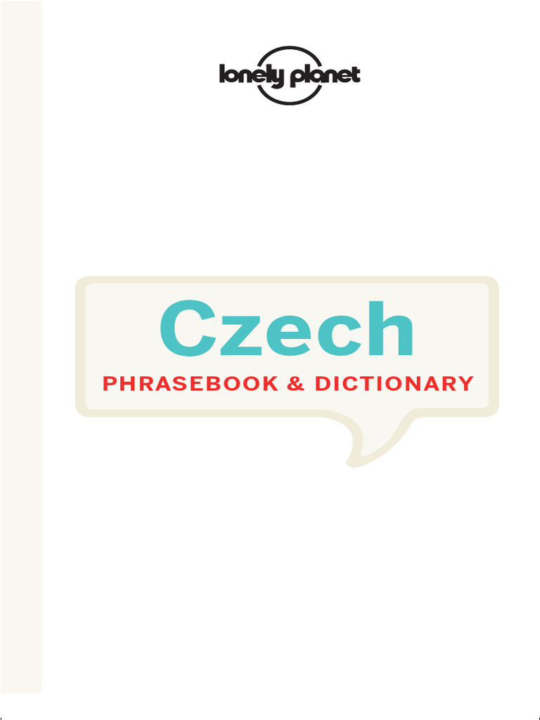 Czech Phrasebook Dictionary | PDF | Grammatical Gender | Syntax