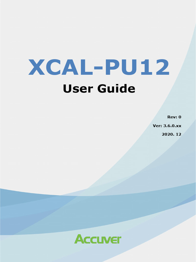 XCAL-PU12 User Guide v3 6 2 XX - Dec - 2020 | PDF | High Speed Packet ...