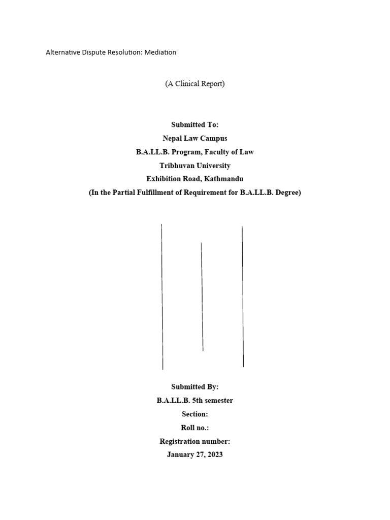 Mediation | Download Free PDF | Alternative Dispute Resolution | Mediation