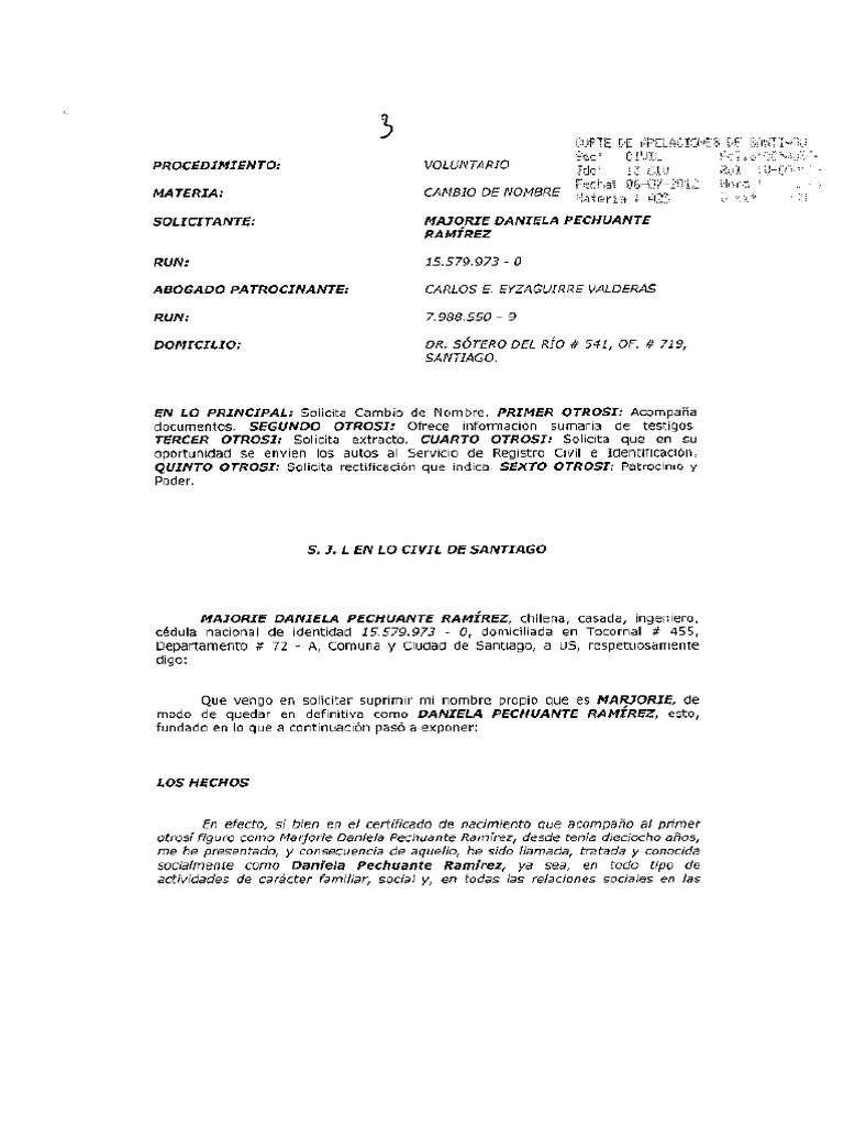 (A23) Nombre, Autorización Camb | PDF