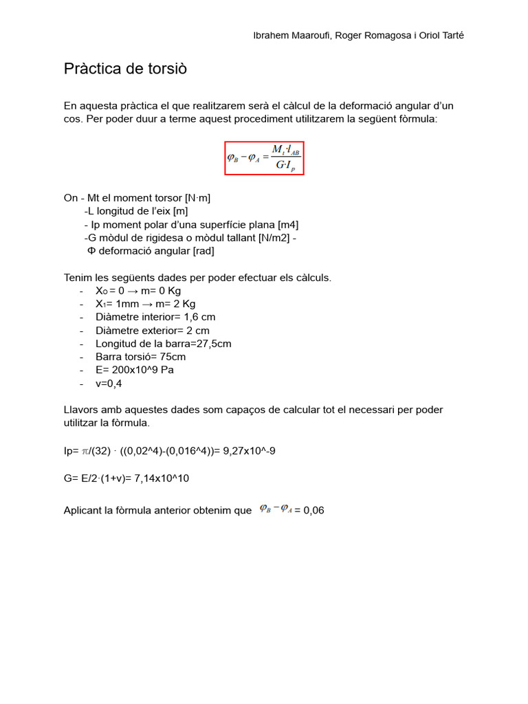 Pràctica 5 Mecanismes Oriol, Ibrahem I Roger | PDF