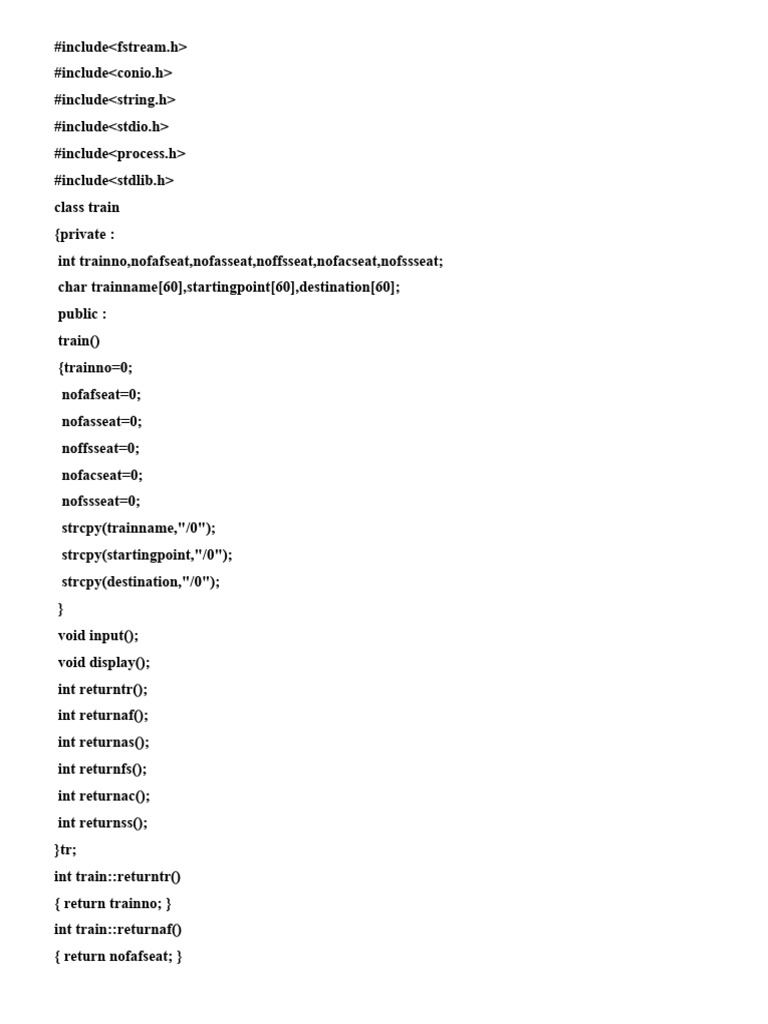 Railway Ticket Reservation | PDF | Computer Programming | Software Engineering