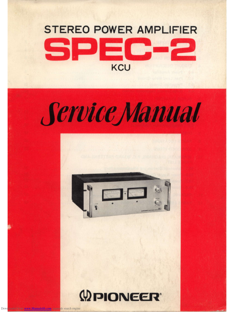 Spec 2 | PDF | Amplifier | Electronic Circuits
