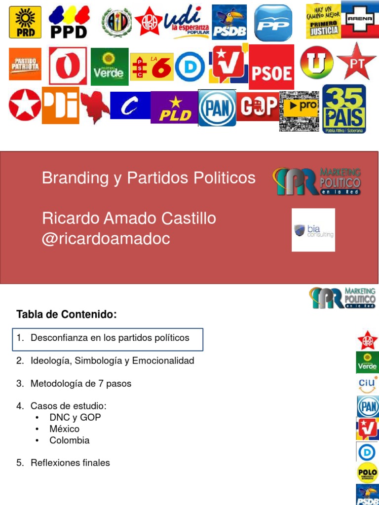 Branding de Partidos Políticos - Por Ricardo Amado Castillo | PDF ...