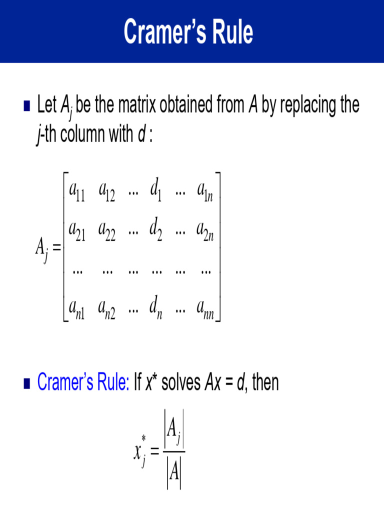 001 - Lecture - 8 - Annotated - Cramer's Rule - Limits and Derivative ...