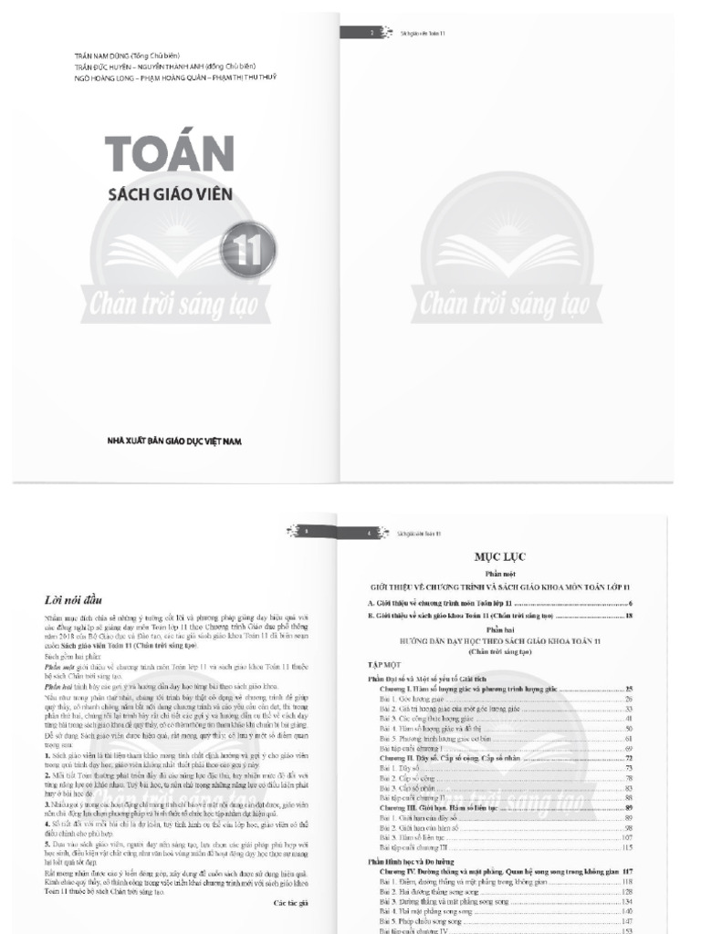 SGV Toán 11 CTST | PDF