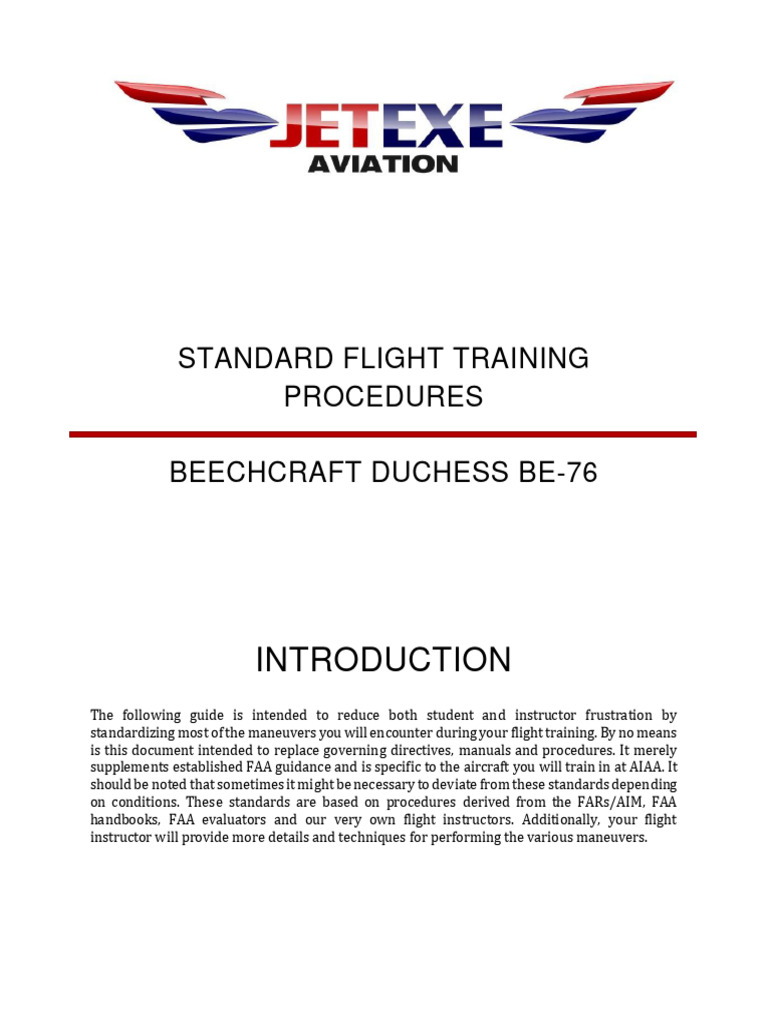 BE76-Standard-Operating-Procedures | PDF