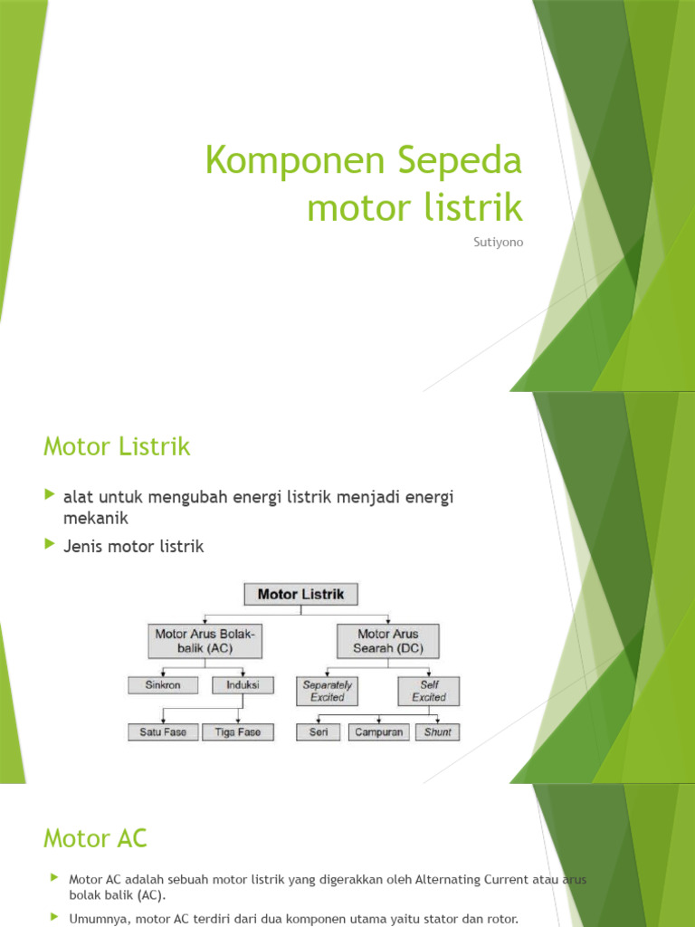 Komponen Utama Motor Listrik | PDF