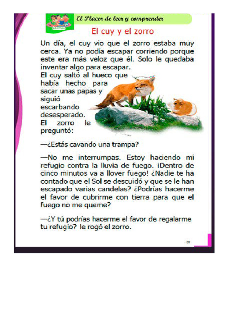 El Zorro Y El Cuy Pdf