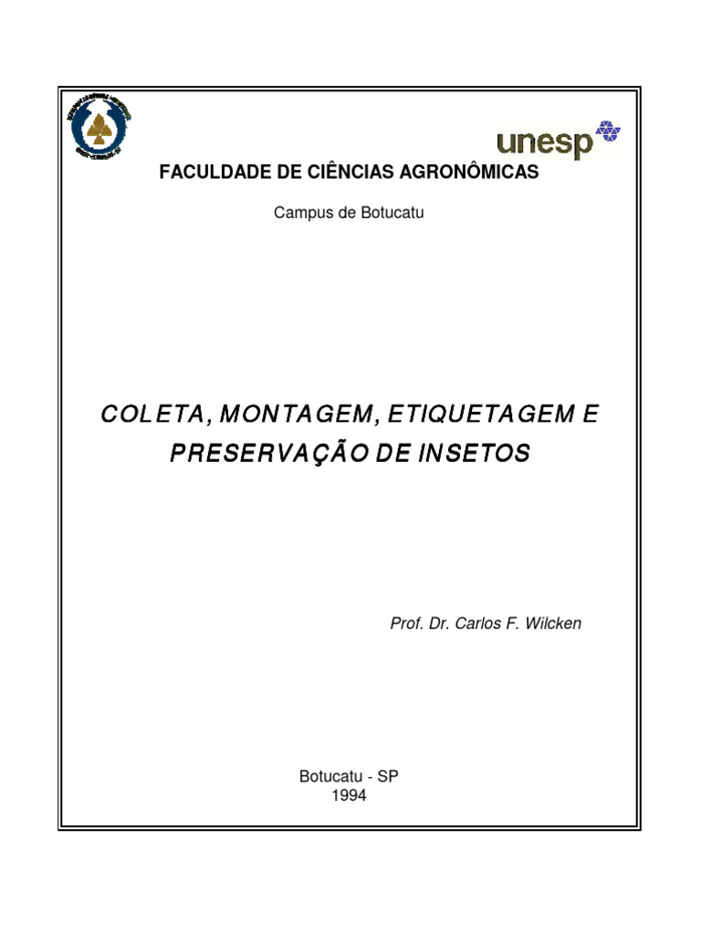 Coleta_insetos_apost | PDF | Insetos | Armadilhas de caça