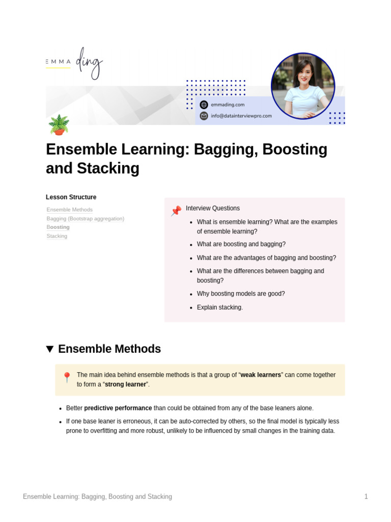 E4fbc2f-C755-Ed1a-C18-F18ec25eb0d Ensemble Learning Bagging Boosting and Stacking | PDF ...