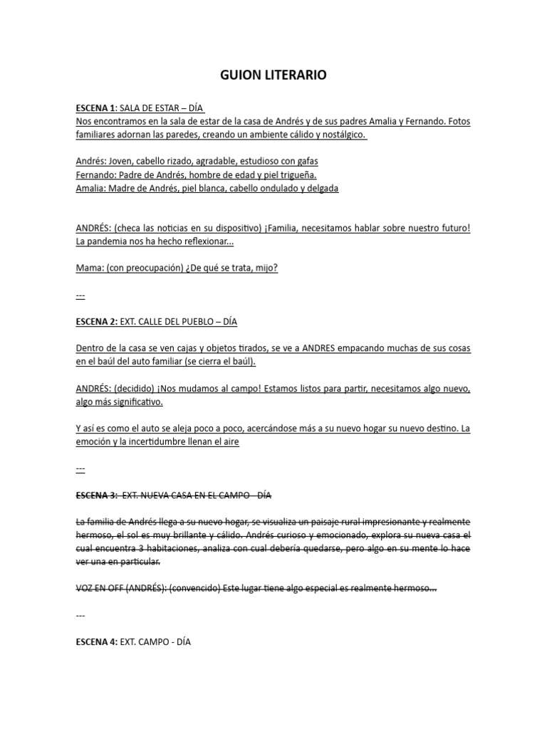 GUION LITERARIO | PDF