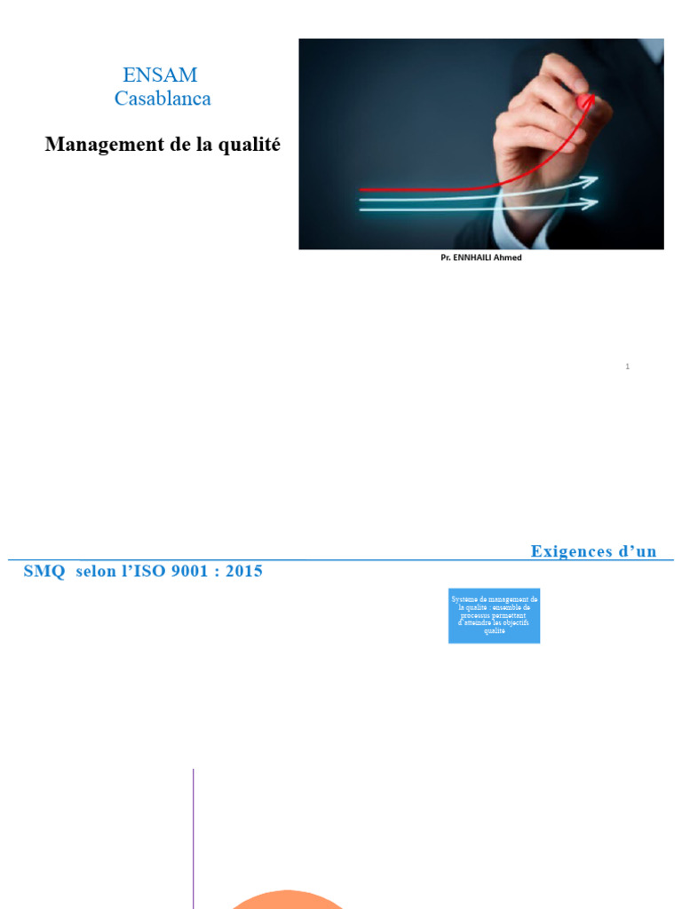 Cours 3 - Management de La Qualité | PDF | Système de management de la qualité | Management de ...