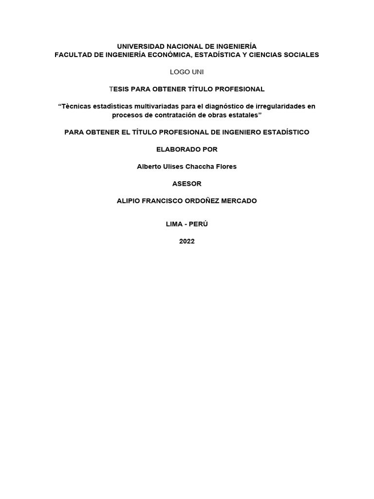 Diagnóstico de Irregularidades en Contrataciones | PDF | Análisis ...