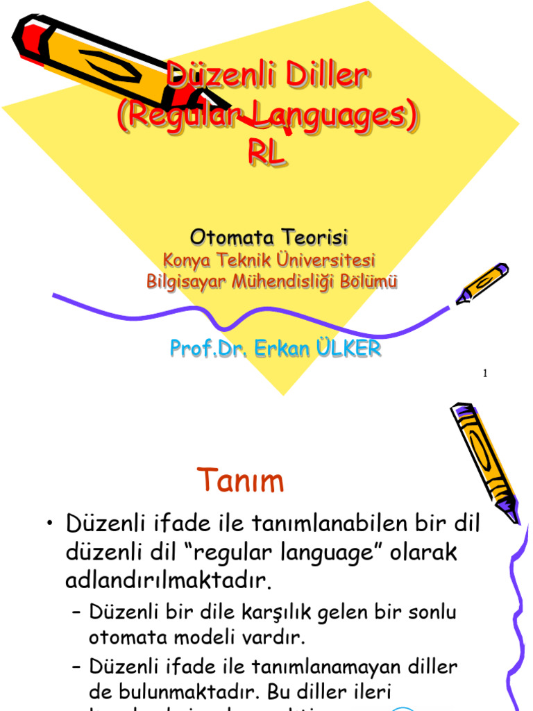 Otomata 7.1 7.2 Regular - Non Regular Languages | PDF