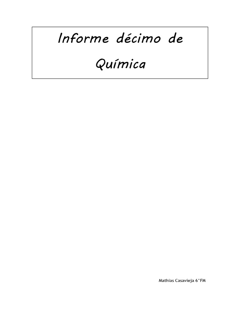 INFORME SEpTimo de Quimica | PDF | Entalpía | Cantidad