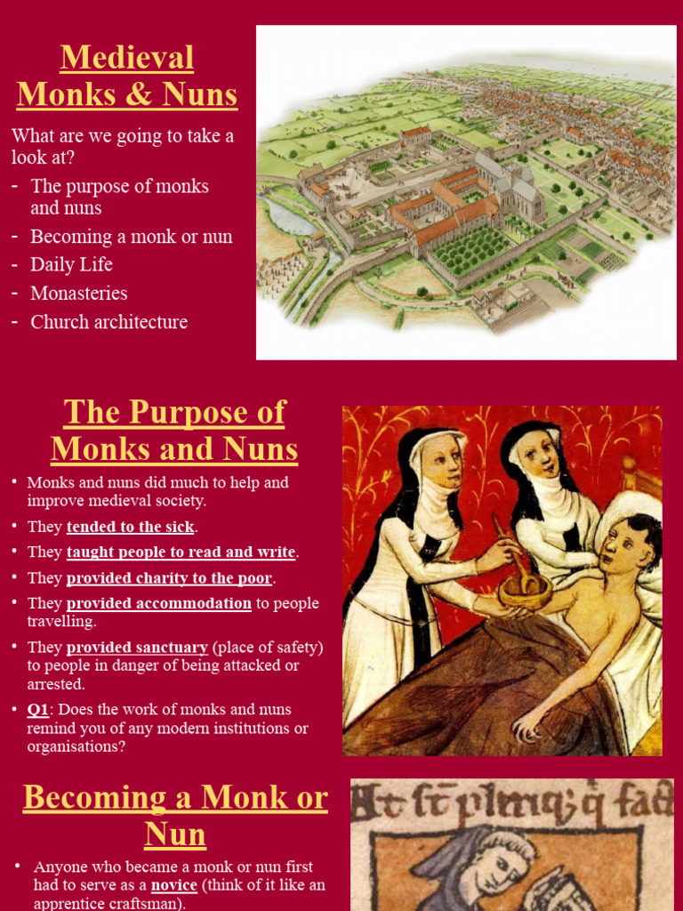 Medieval Monks & Nuns | PDF | Monk | Nun