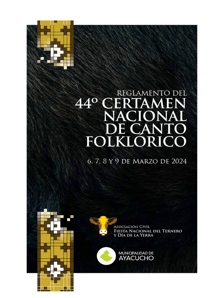 Reglamento Certamen 2024 | PDF | Canciones | Bailes