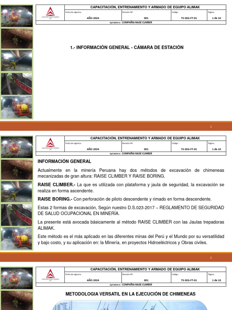 1.2 Camara de Estación Alimak Raise Climber | PDF | Cantidades fisicas ...