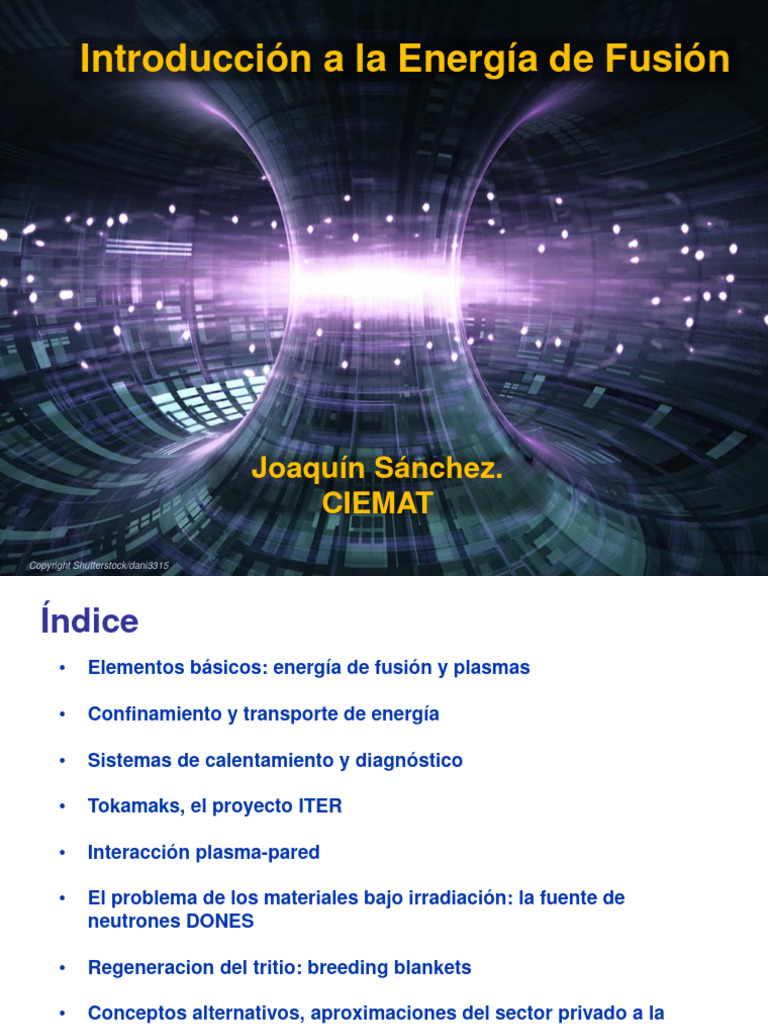 Intro Fusion 2023 Parte I | PDF | Fusión nuclear | La energía nuclear