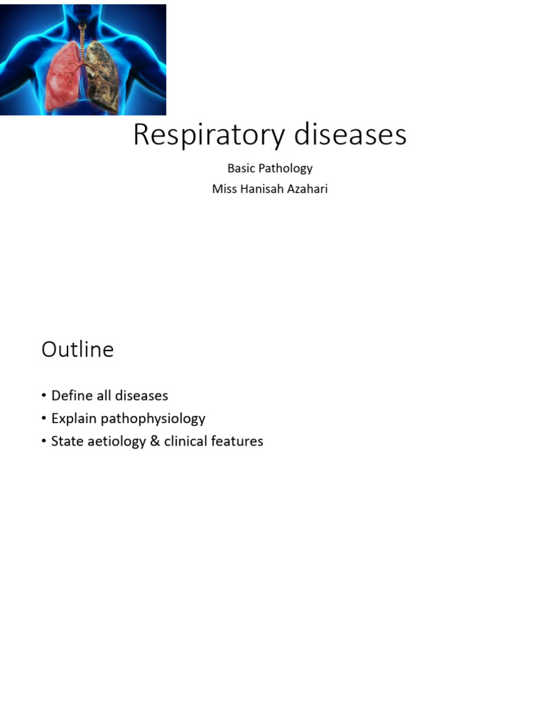 Respiratory Diseases | PDF