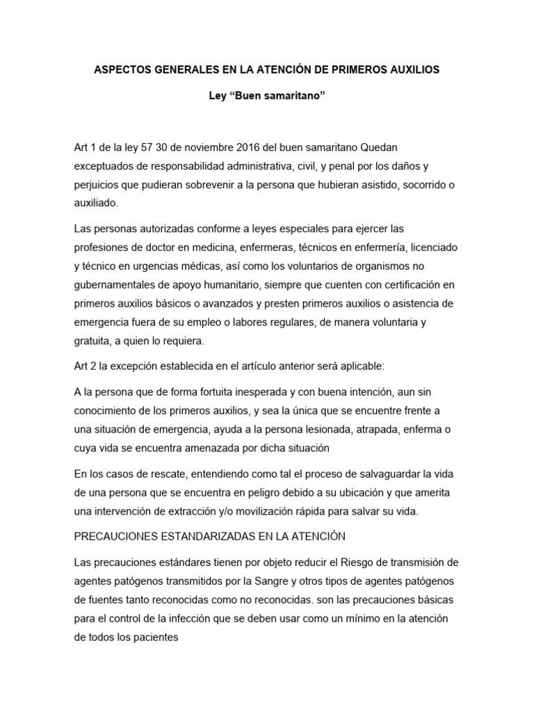 Aspectos Generales en La Atención de Primeros Auxilios | PDF | Legumbres | Respiración