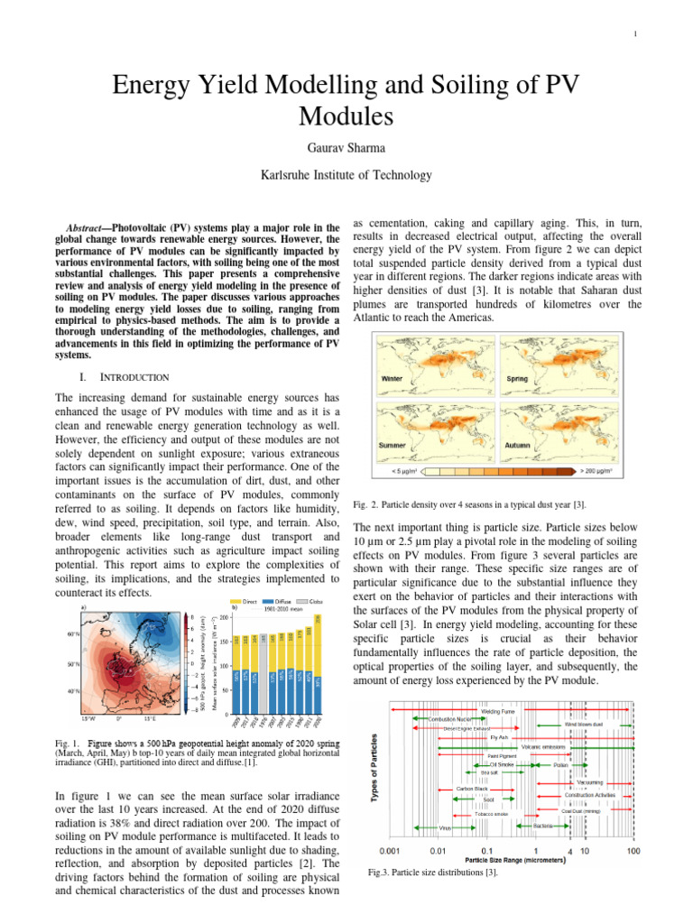 Solar Seminar Soiling in PV Gaurav | PDF | Solar Panel | Photovoltaics