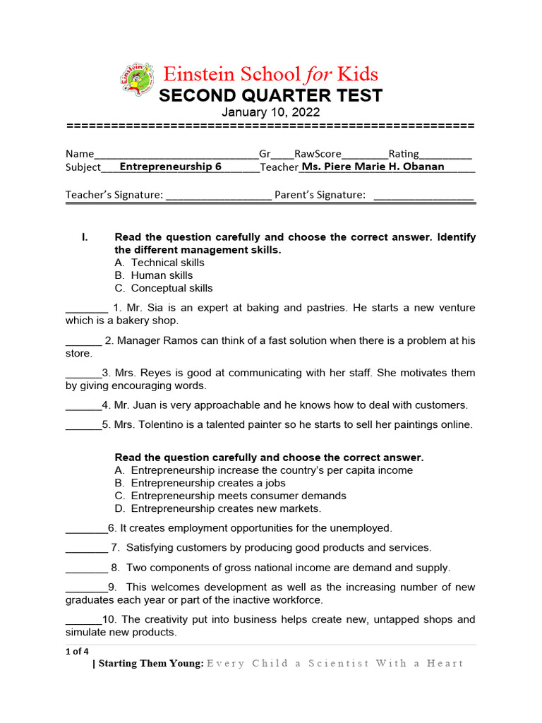 Entrep 6 | PDF | Entrepreneurship | Loans