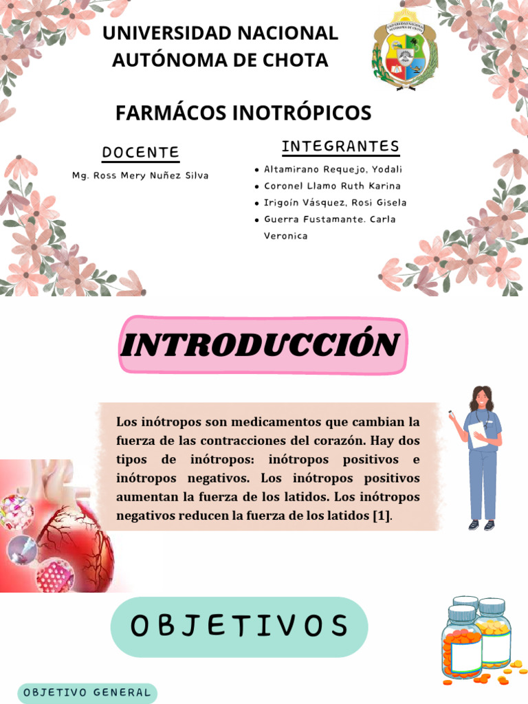 Diapositivas. FÁRMACOS INOTRÓPICOS | Descargar gratis PDF ...