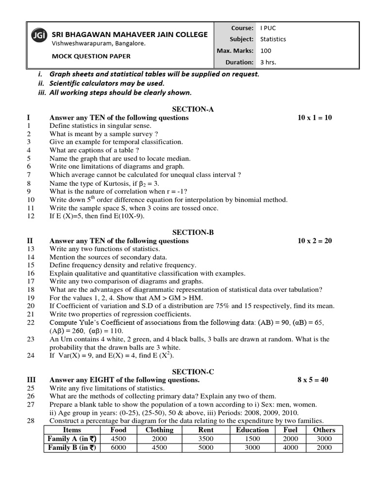 Rishi Stats 4 | PDF | Statistics | Mean