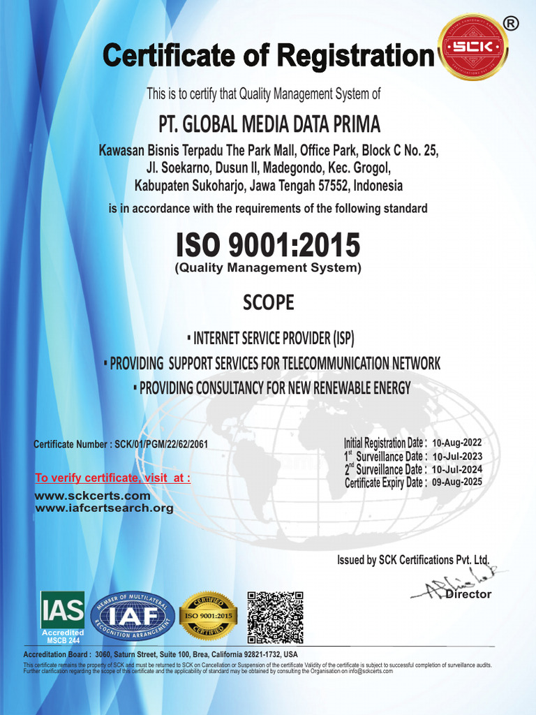 Sertifikasi ISO | PDF