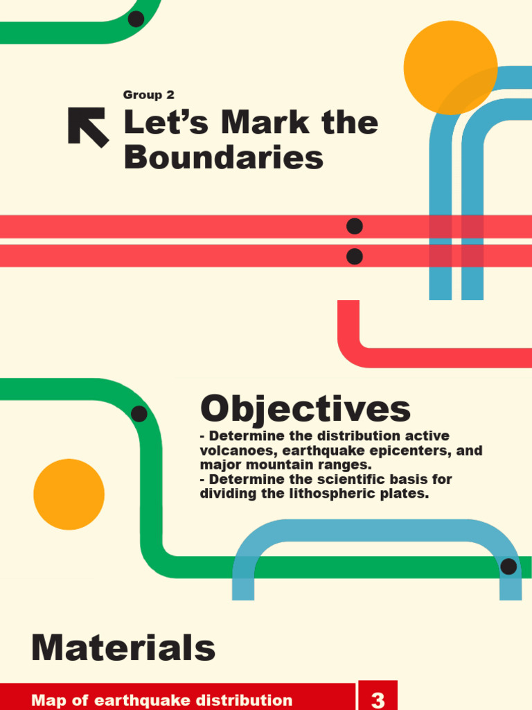 Let's Mark The Boundaries | PDF | Plate Tectonics | Volcano