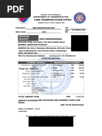 LTO OR Registration | PDF