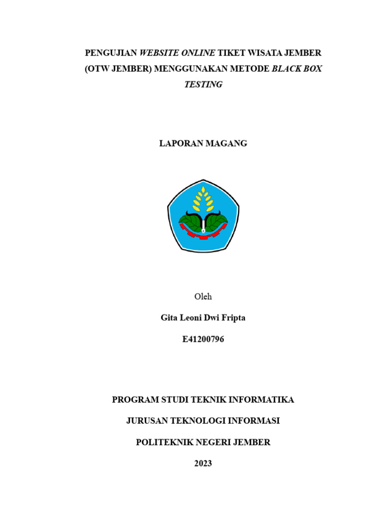 LAPORAN MAGANG Fix 13 | PDF
