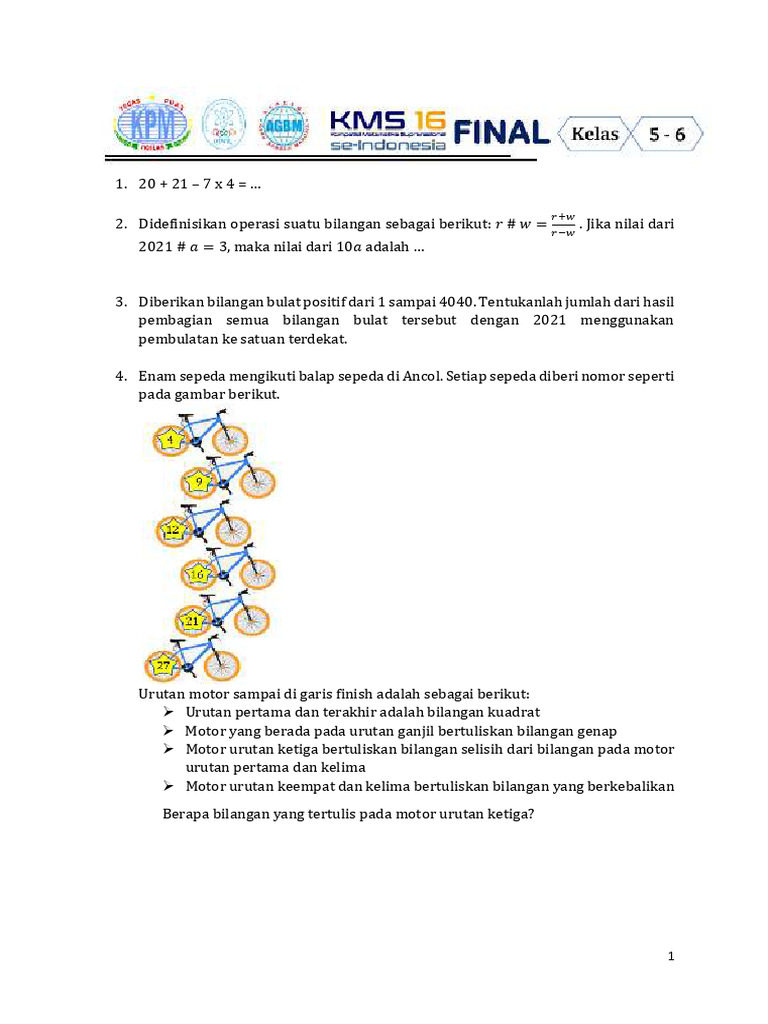 NS Final KMS - 5-6 Fix - Siswa | PDF