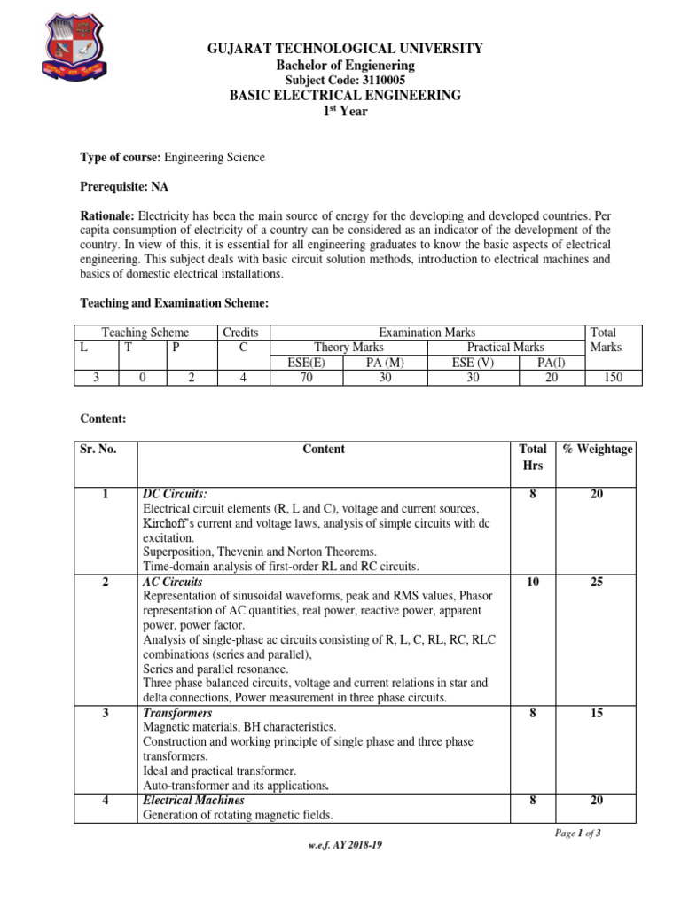 CSE 1st-SEM | PDF | Integral | Electrical Network