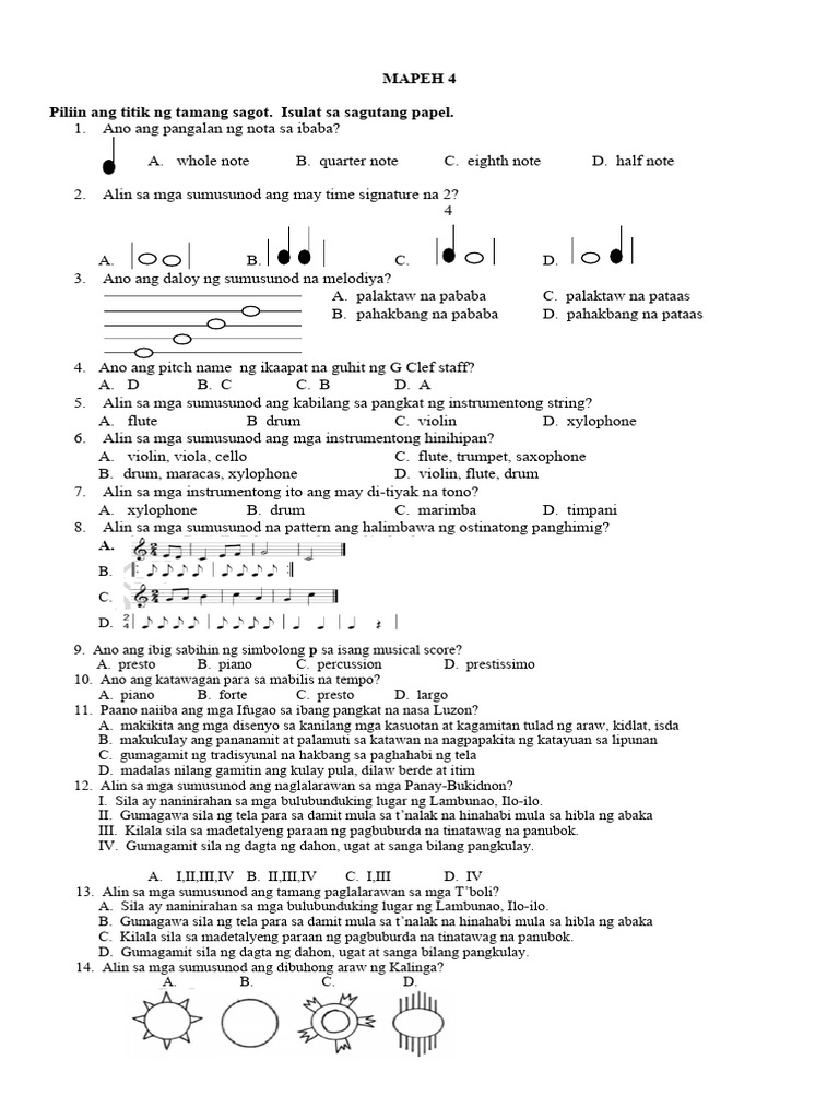Mapeh Ysabelle | PDF