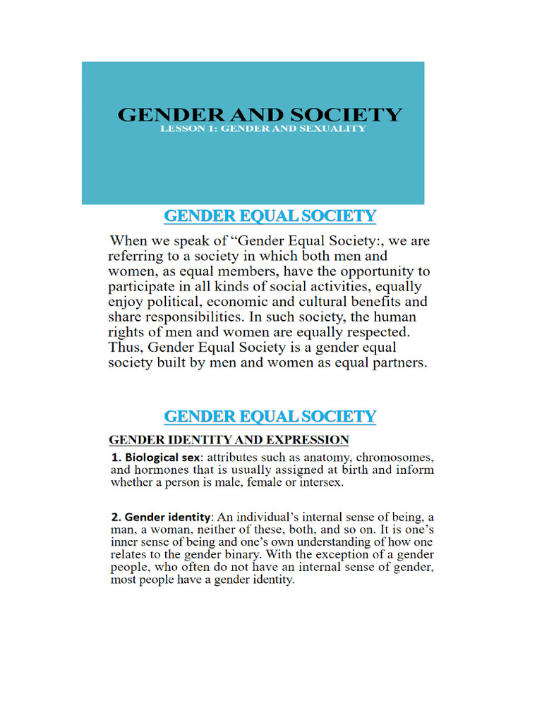 This Midterm Gender Society | PDF This Midterm Gender Society | PDF