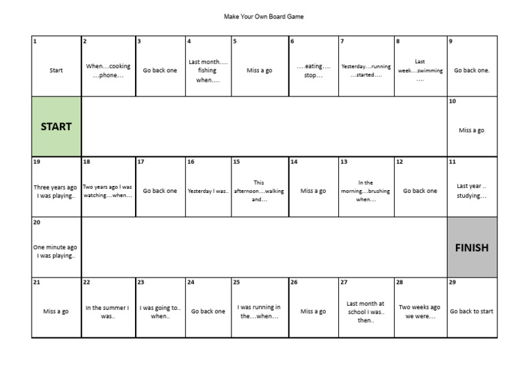 Board-Game-1-0-In-Excel - XLSX - Sheet1 | PDF