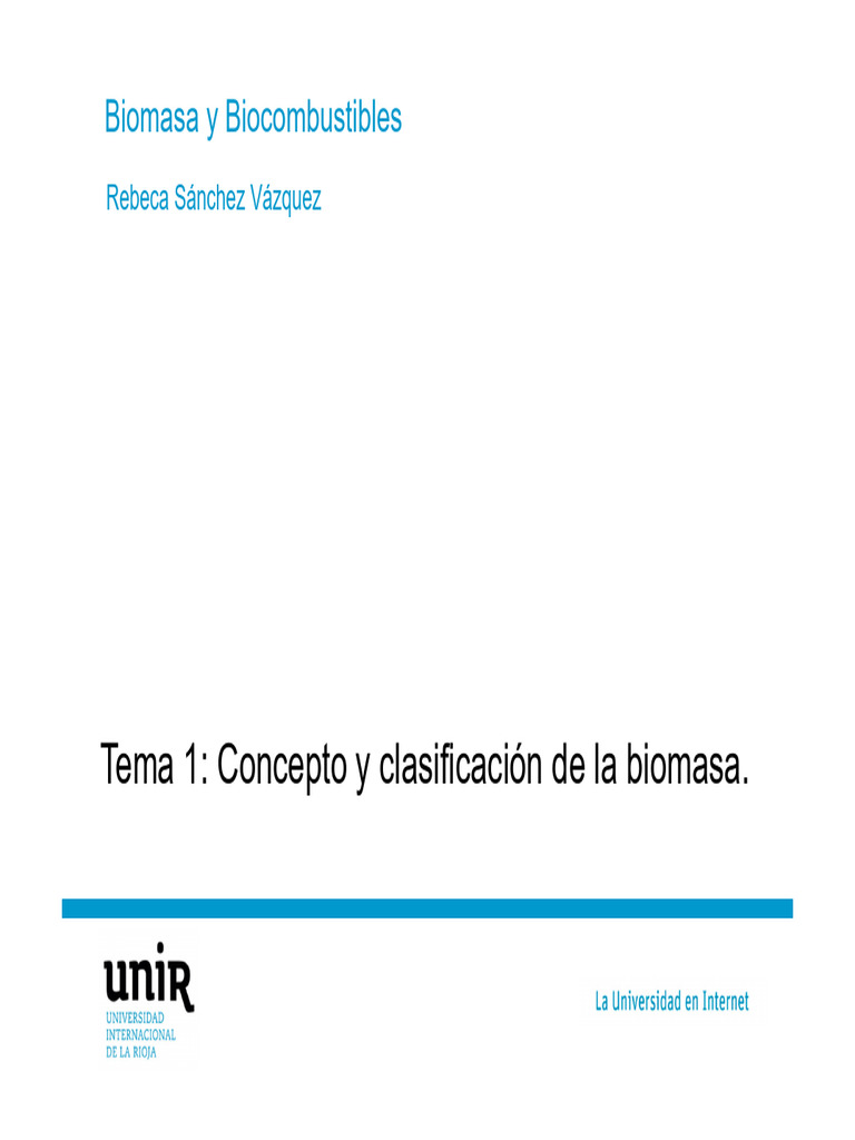 Clasificación de La Biomasa | PDF | Biomasa | Biocombustible