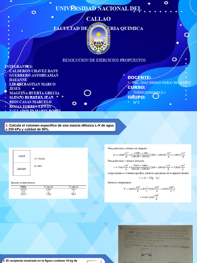Sustancia Pura - Ejercicios Resueltos - Grupo N°3 | PDF