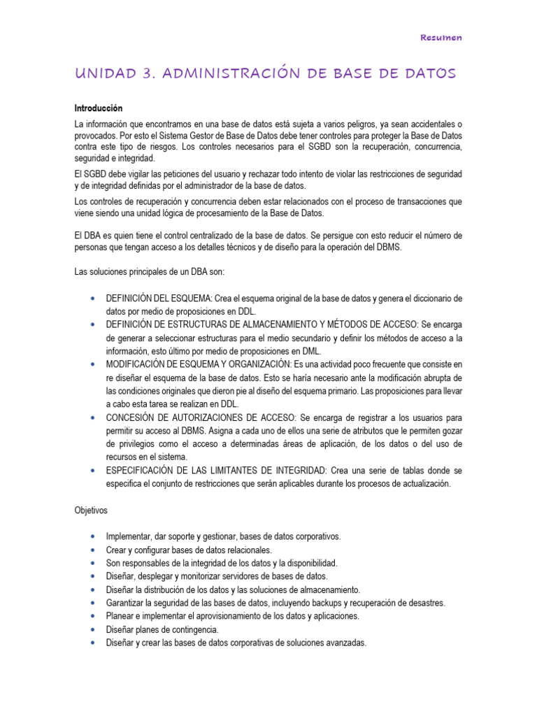 Unidad 3-2 | PDF | Bases de datos | La seguridad informática