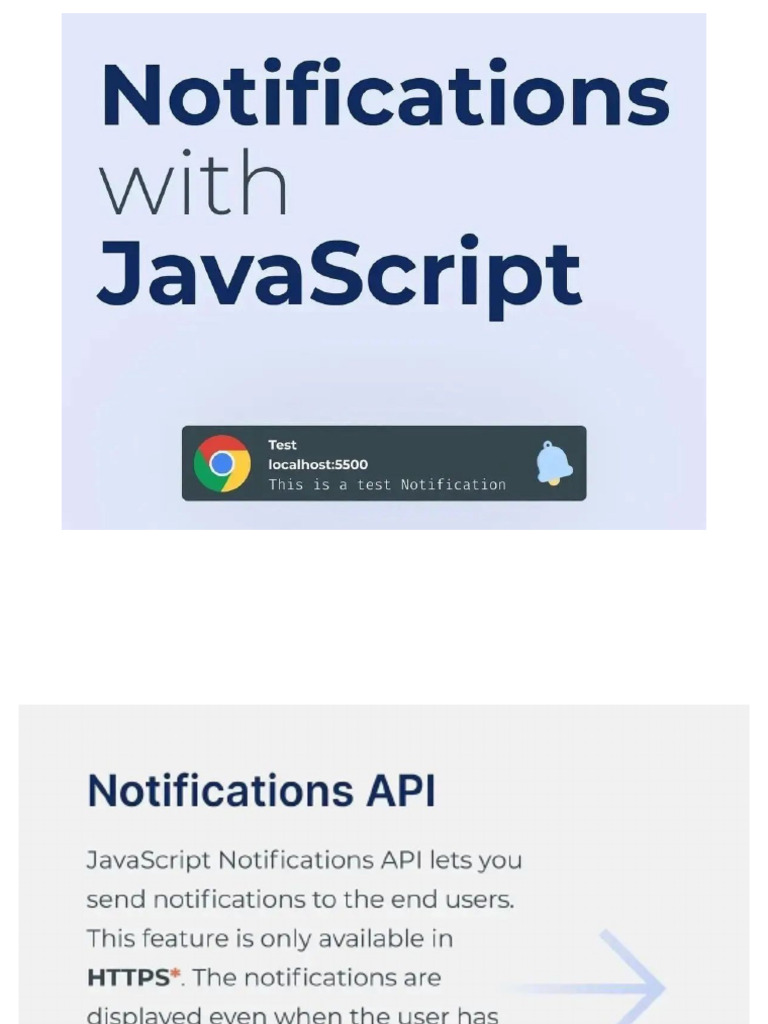 Javascript Notifications | PDF Javascript Notifications | PDF
