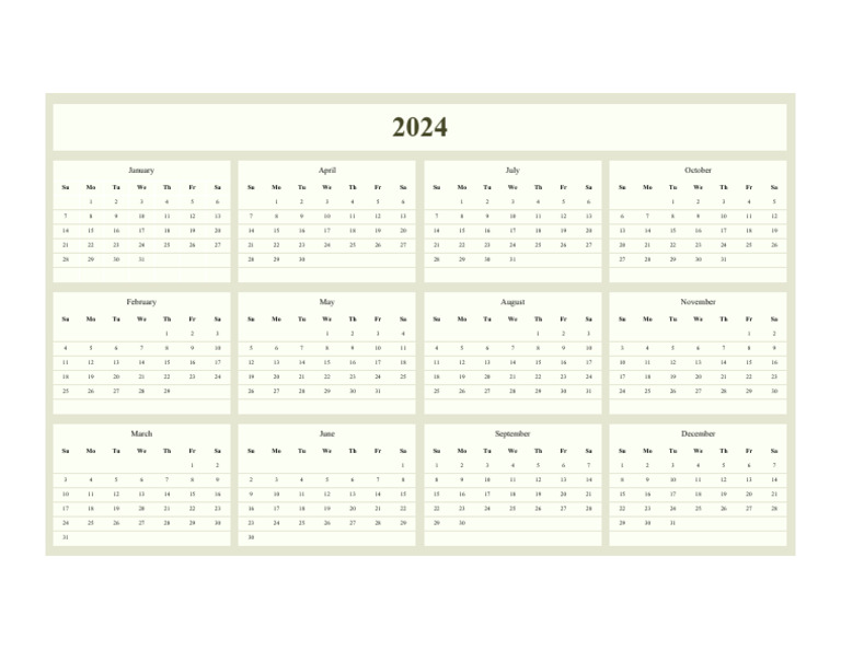 Calendar Creator Any Year | PDF