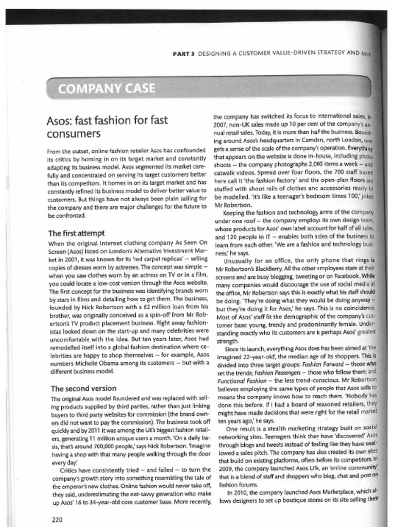 Asos Case | PDF