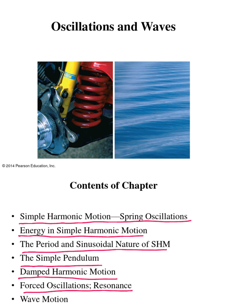class notes | PDF | Oscillation | Waves