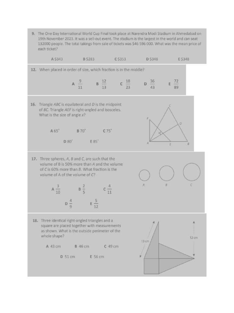 Final Intermediate 2023 | PDF