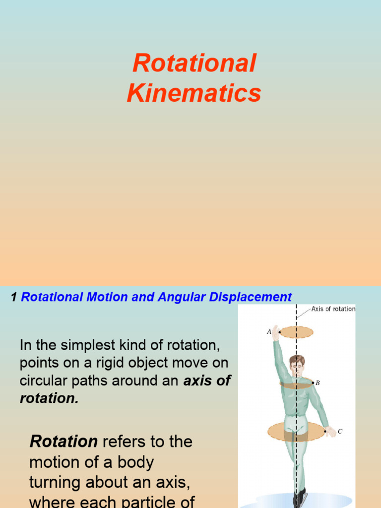 Q2 - Week1 - Rotational Kinematics - Cutnell and Johnson - PartII | PDF | Rotation Around A ...