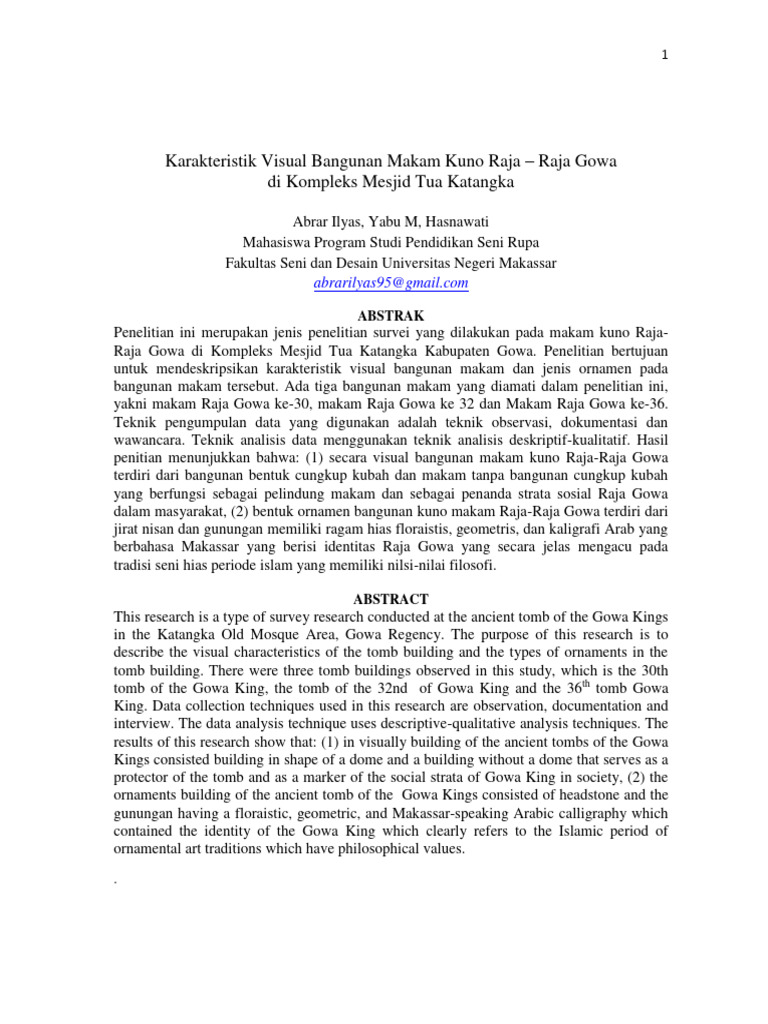 Jurnal Abrar Ilyas | PDF | Seni